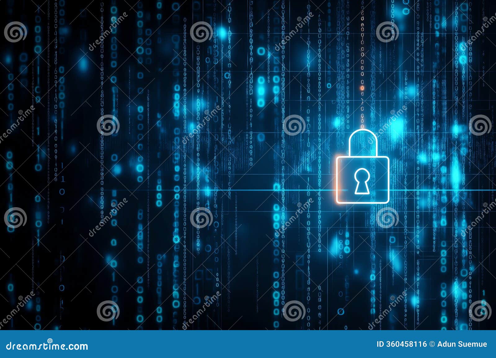 A Visually Stunning Representation of Digital Security Featuring ...