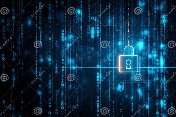 A Visually Stunning Representation of Digital Security Featuring ...