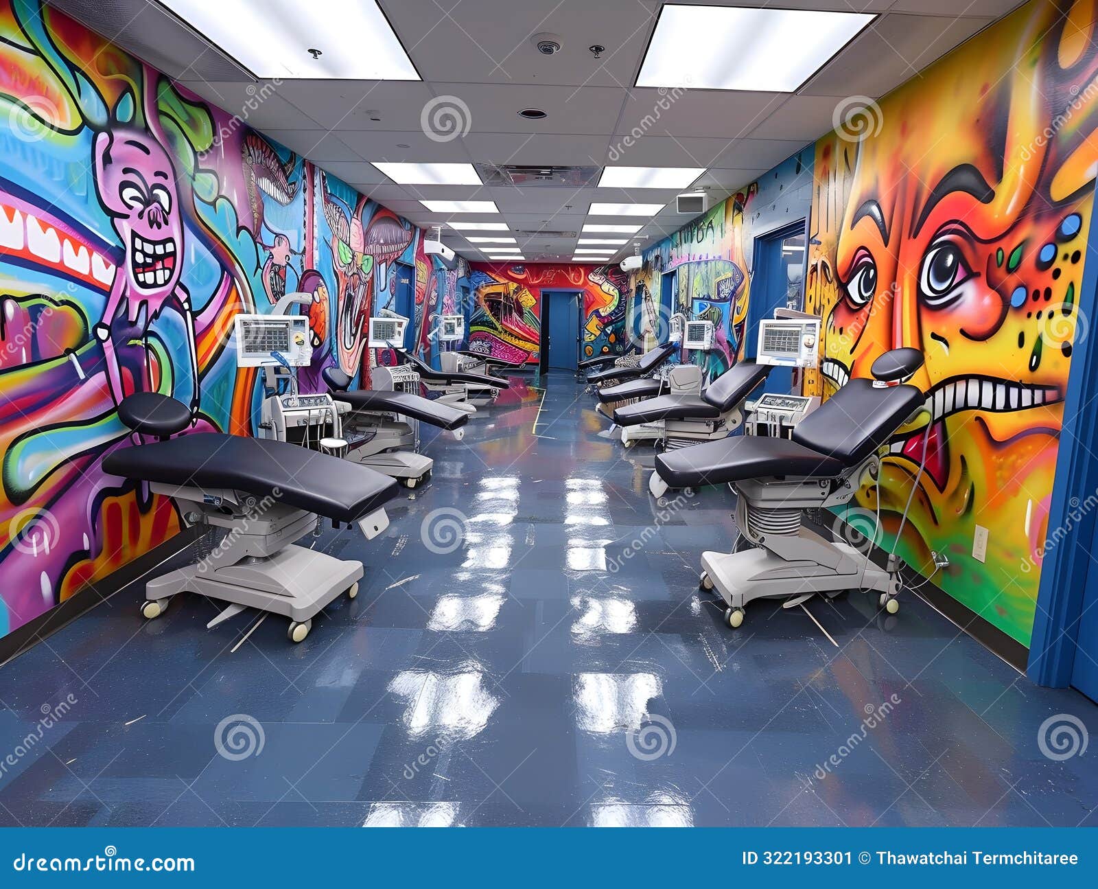 Vibrant and Innovative Advanced Medical Training Classroom with ...