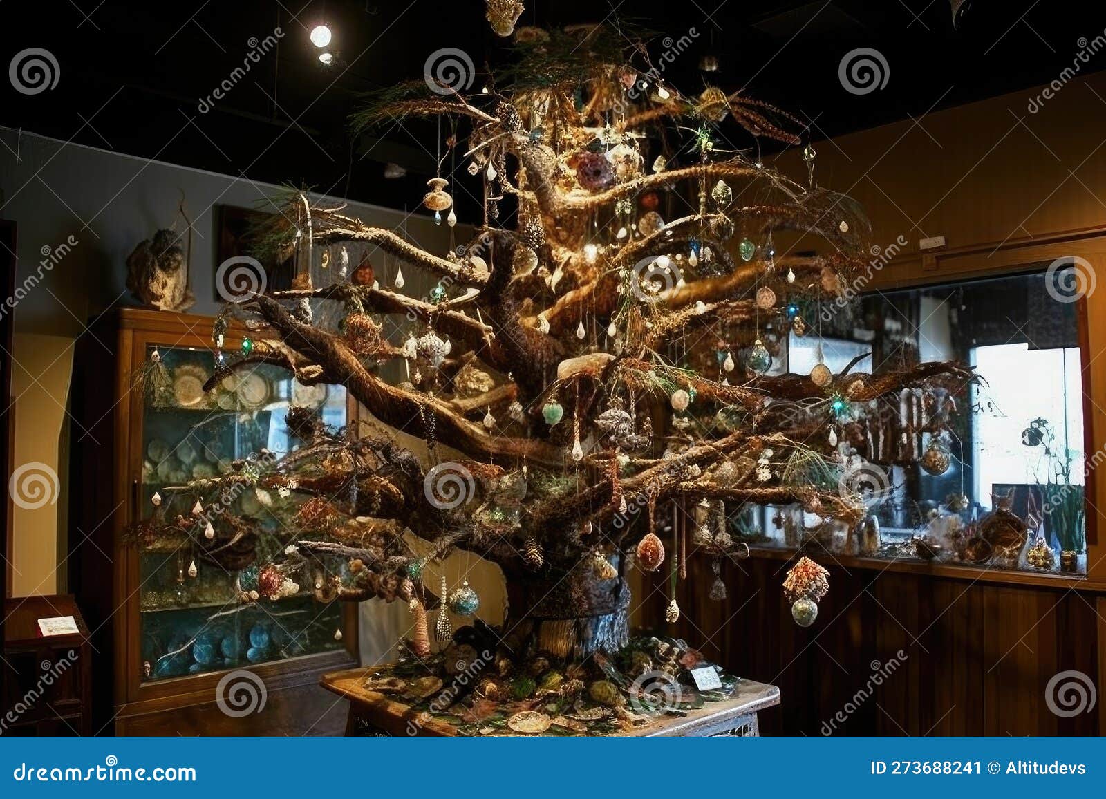 Visually Stunning and Unique Tree, with Unusual Ornaments and ...