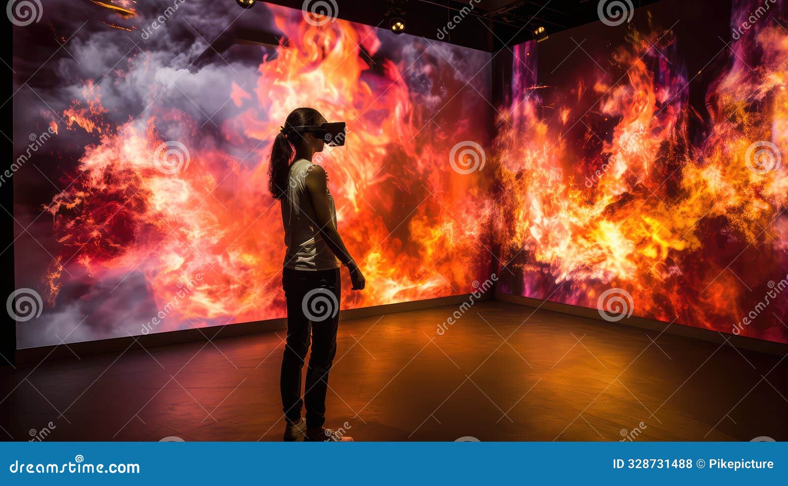 Visuals electronic fire stock illustration. Illustration of digital ...