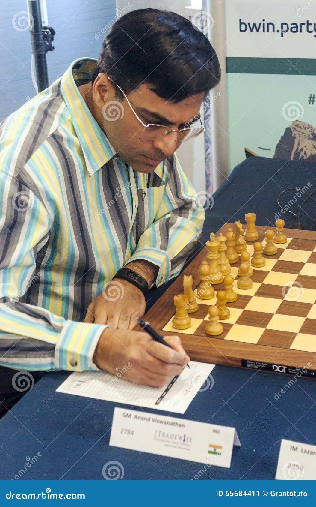 Viswanathan Anand photo éditorial. Image du chevalier - 65684411