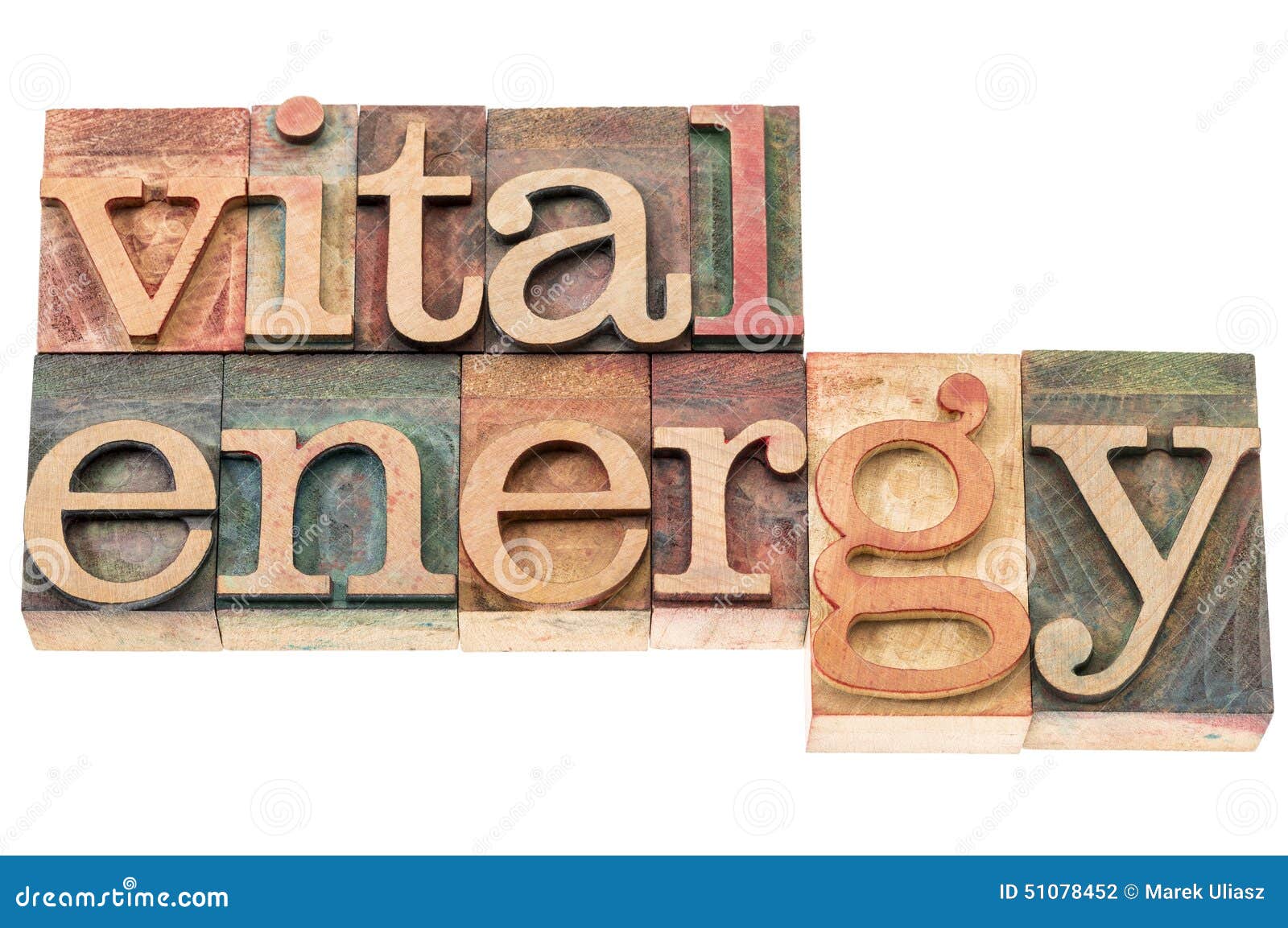 Vital energy typography stock photo. Image of wellbeing - 51078452