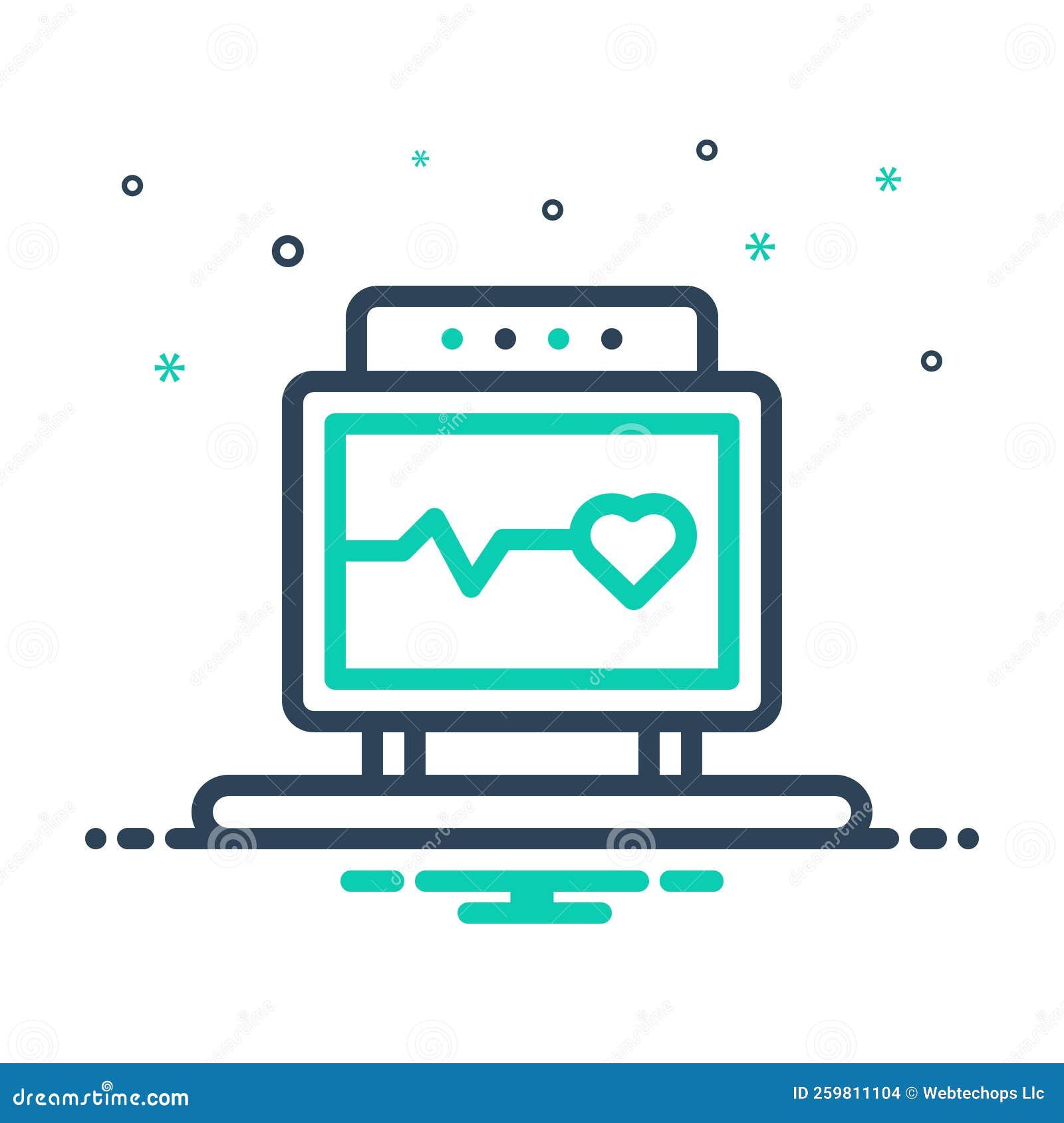 Mix Icon for Vital, Essential and Crucial Stock Illustration ...