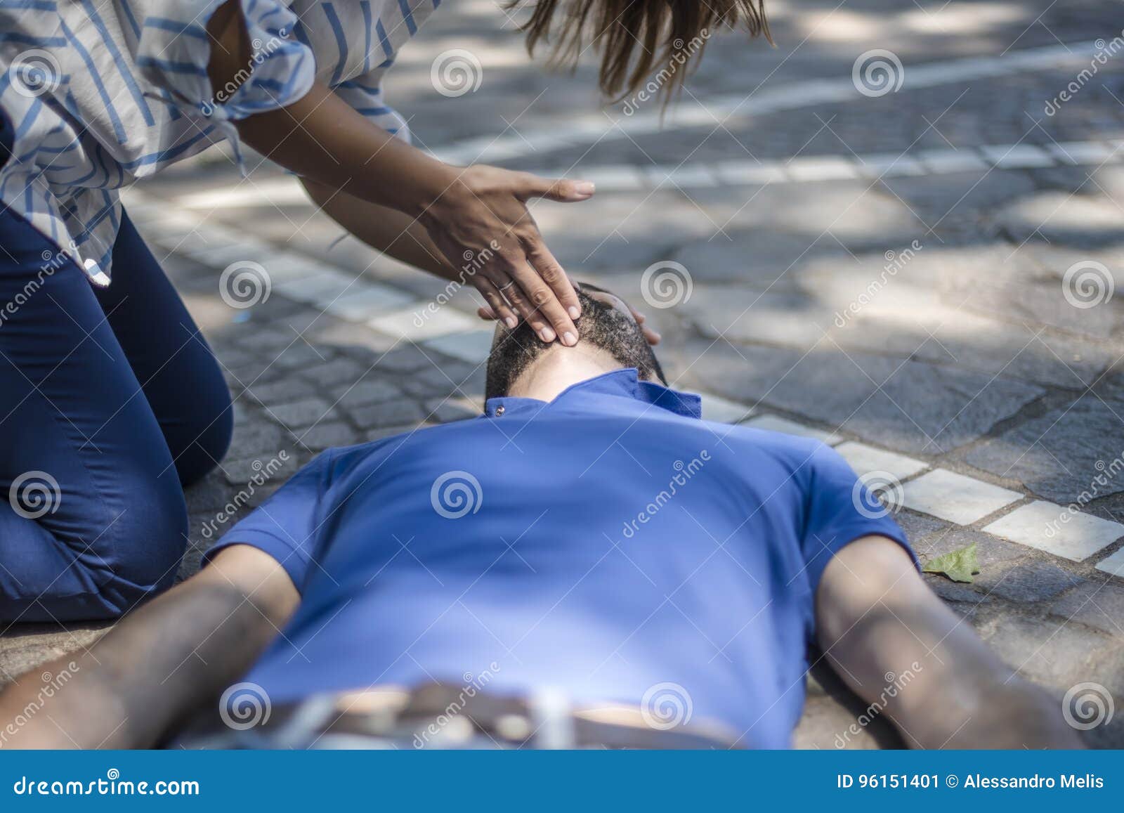 Fainting In Shock And First Aid Cartoon Vector | CartoonDealer.com ...