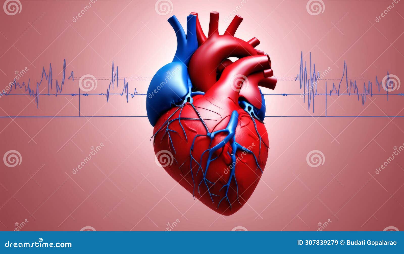 Vital Signs - a Visual Representation of Heartbeat Stock Illustration ...