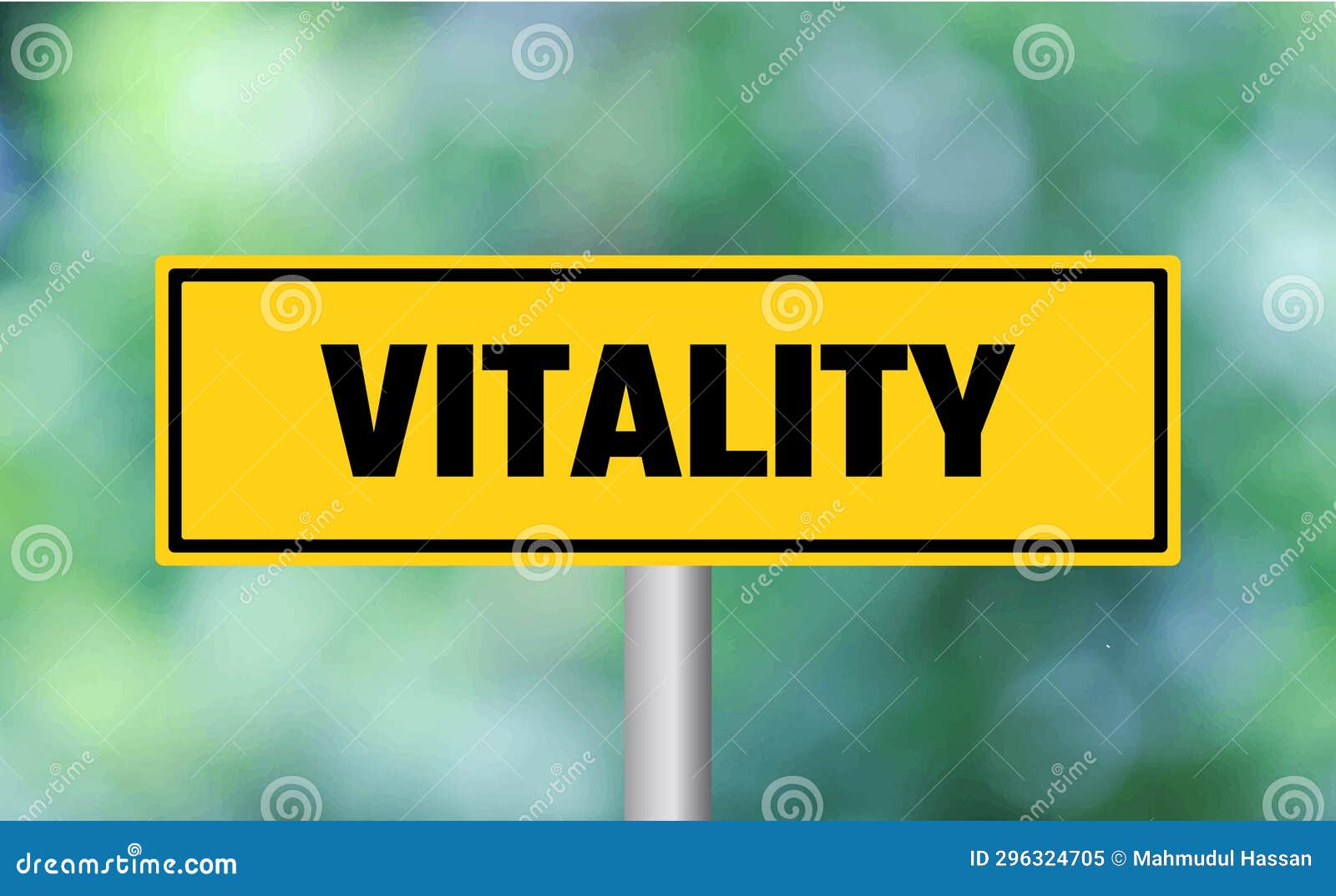Vitality Road Sign on Blur Background Stock Image - Image of guidepost ...