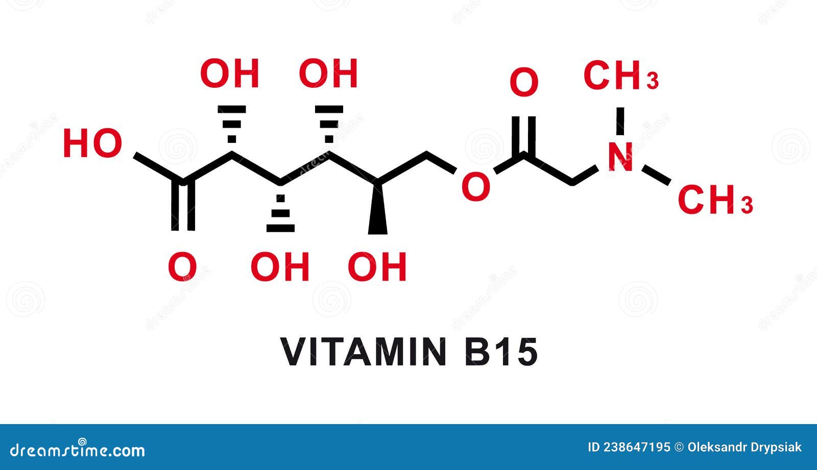 Vitamin B15 Chemical Formula. Vitamin B15 Chemical Molecular Structure ...