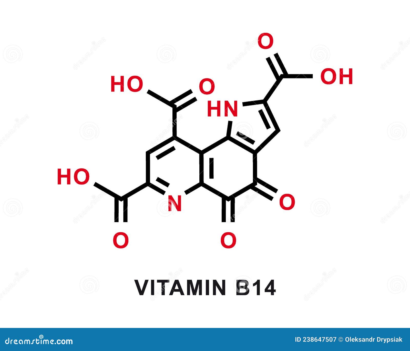 Vitamin B14 Chemical Formula. Vitamin B14 Chemical Molecular Structure ...