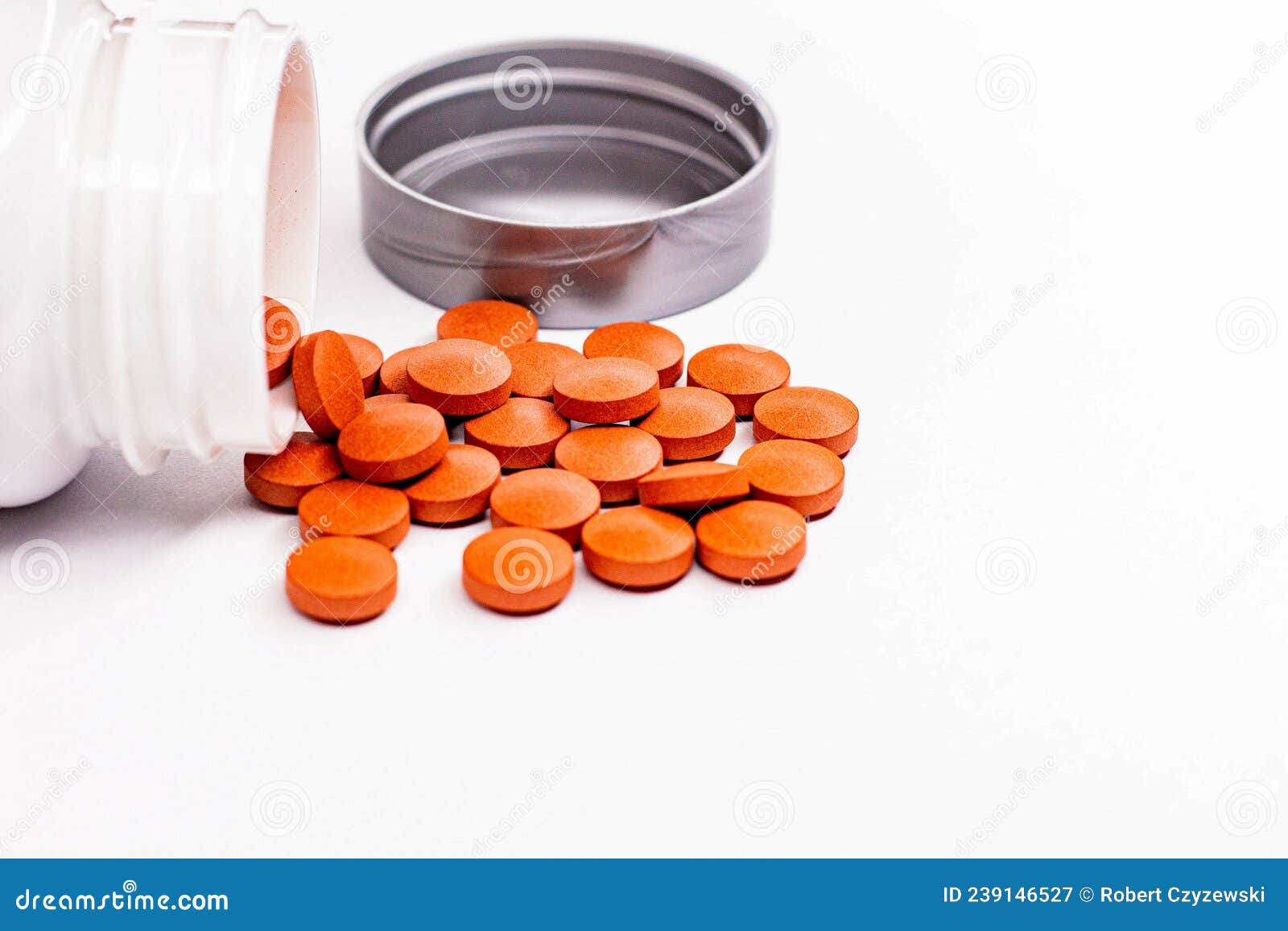 Vitamin B Complex in Round Tabs Stock Image - Image of mini, care ...