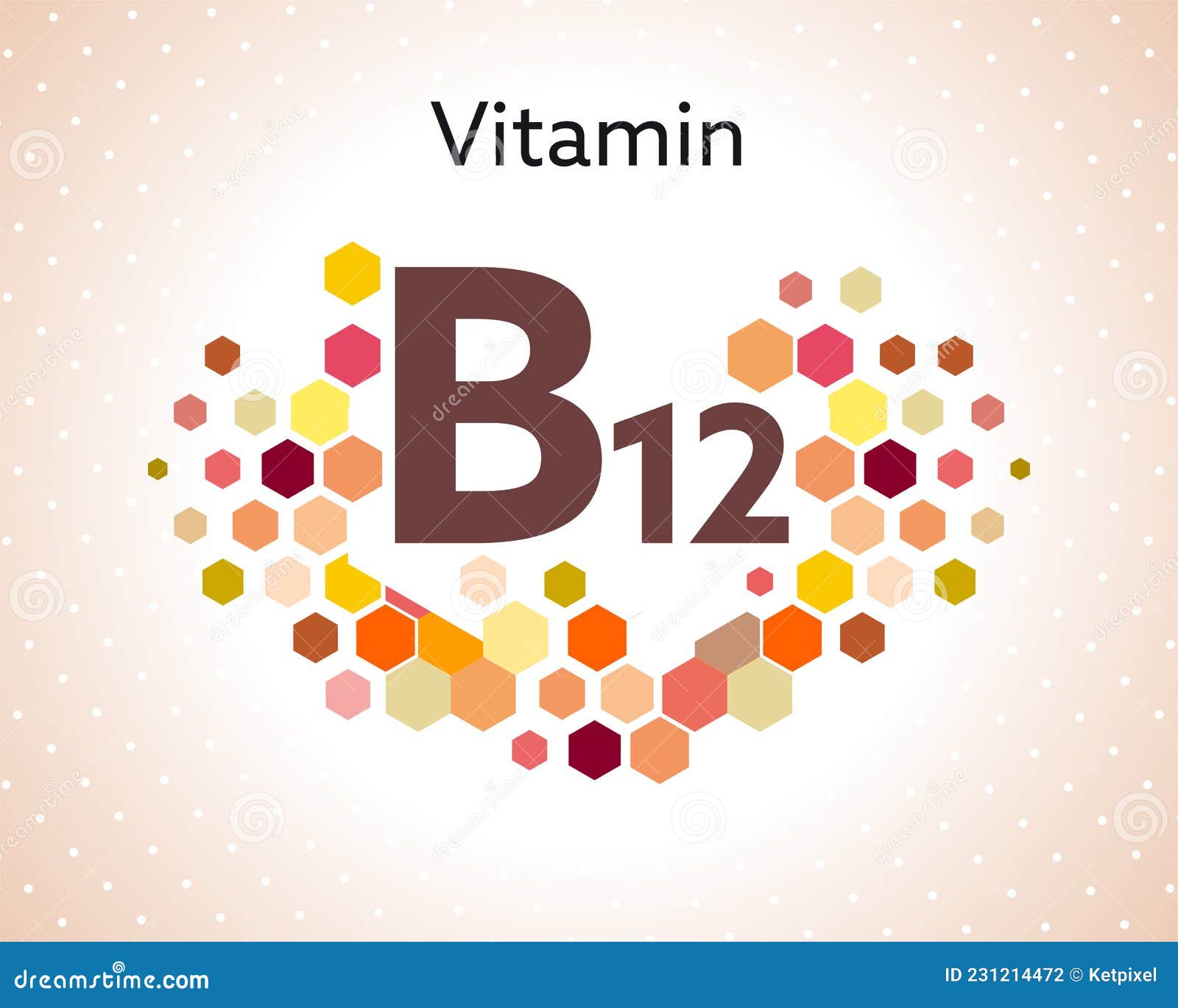 Vitamin B12 stock vector. Illustration of cure, balance - 231214472