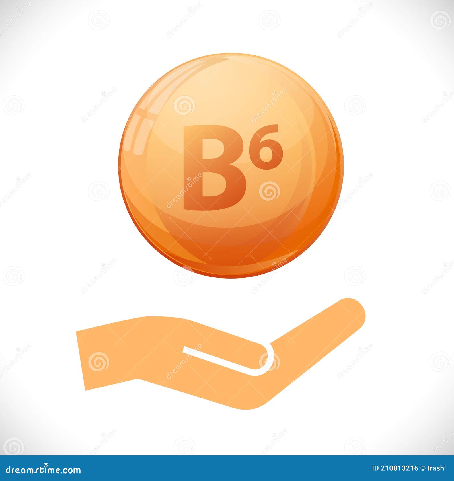 Vitamin b6 icon stock vector. Illustration of organic - 210013216