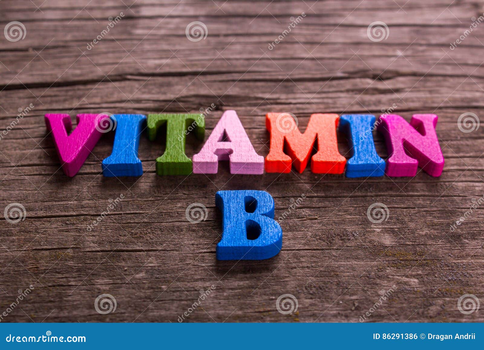 Vitamin B Word Made of Wooden Letters Stock Photo - Image of background ...