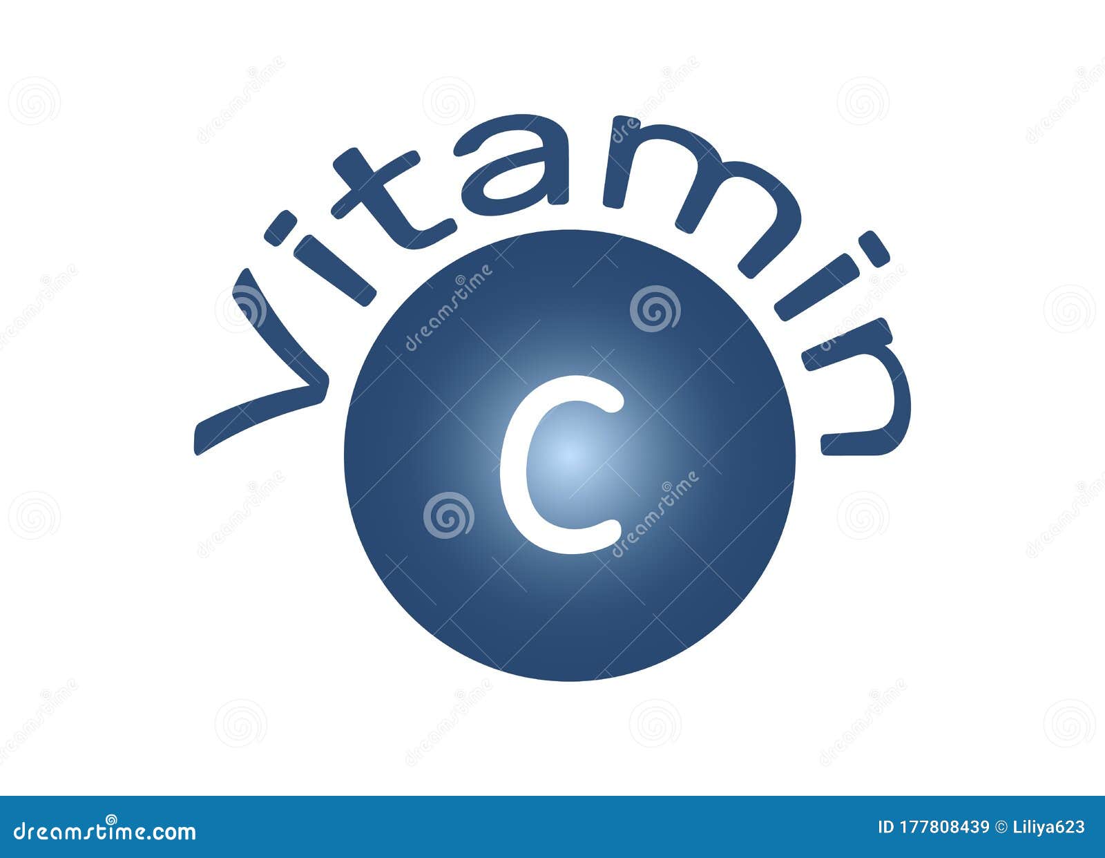 Vitamin C, Ascorbic Acid, Food Additive E300. Logo, Icon Stock Vector ...
