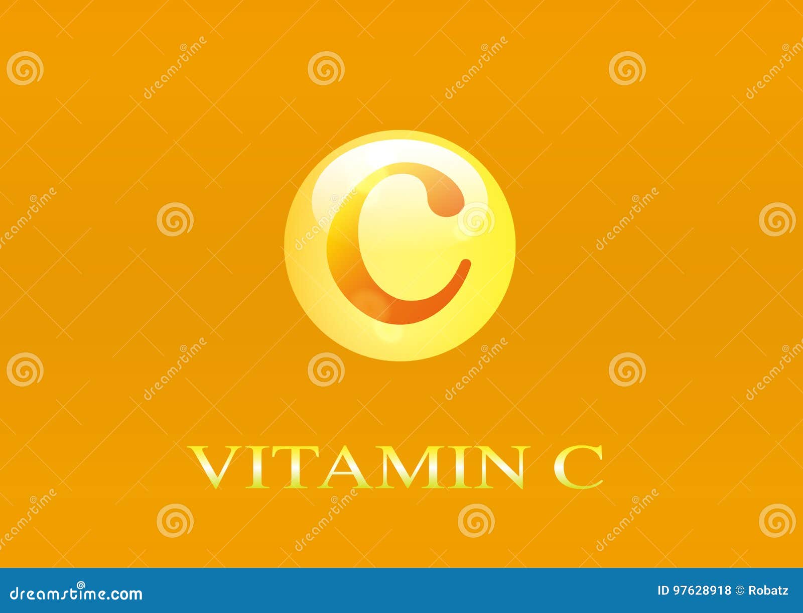 Vitamin C Icon. Ascorbic Acid Pill Capsule Stock Vector - Illustration ...