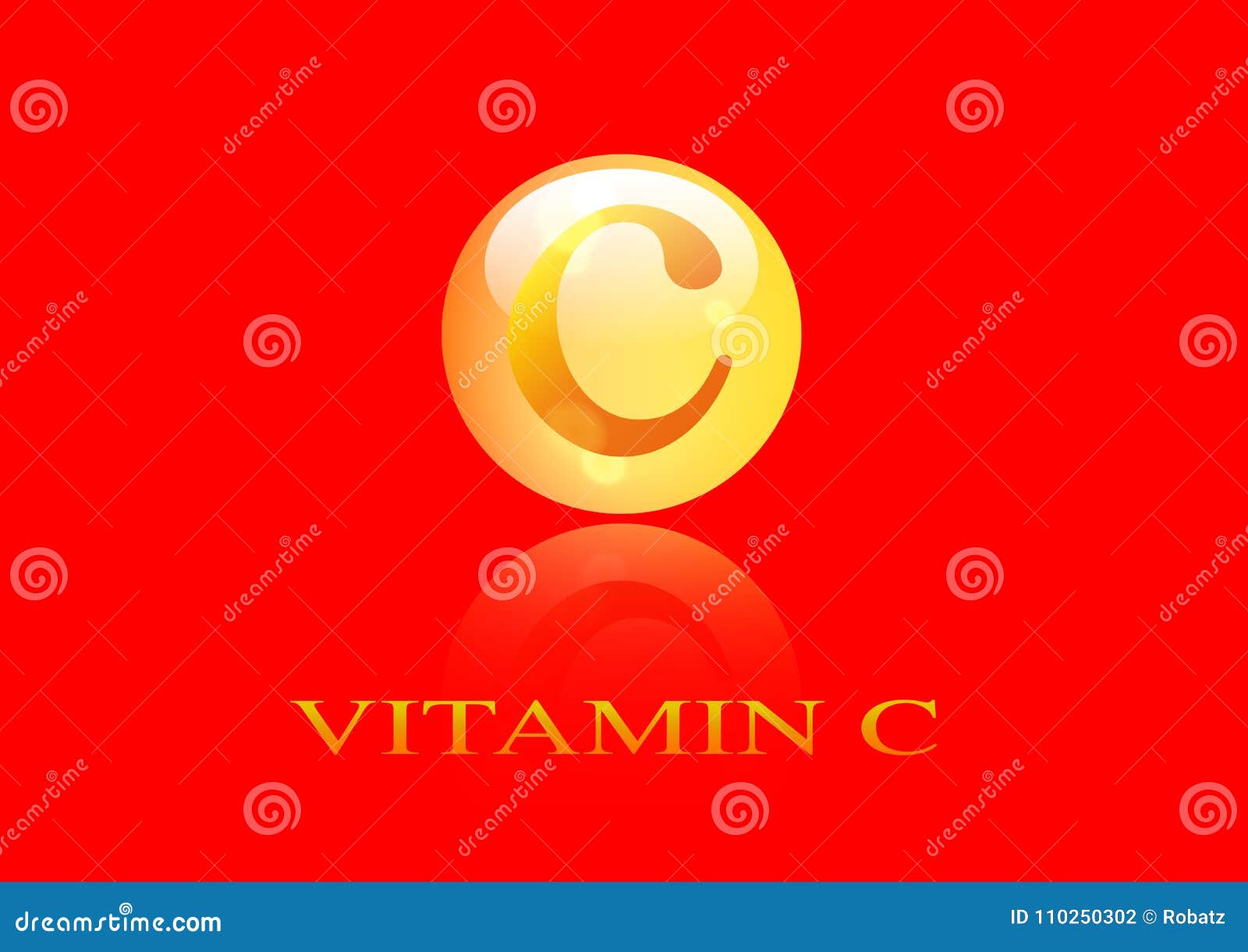 Vitamin C Icon. Ascorbic Acid Pill Capsule Stock Vector - Illustration ...