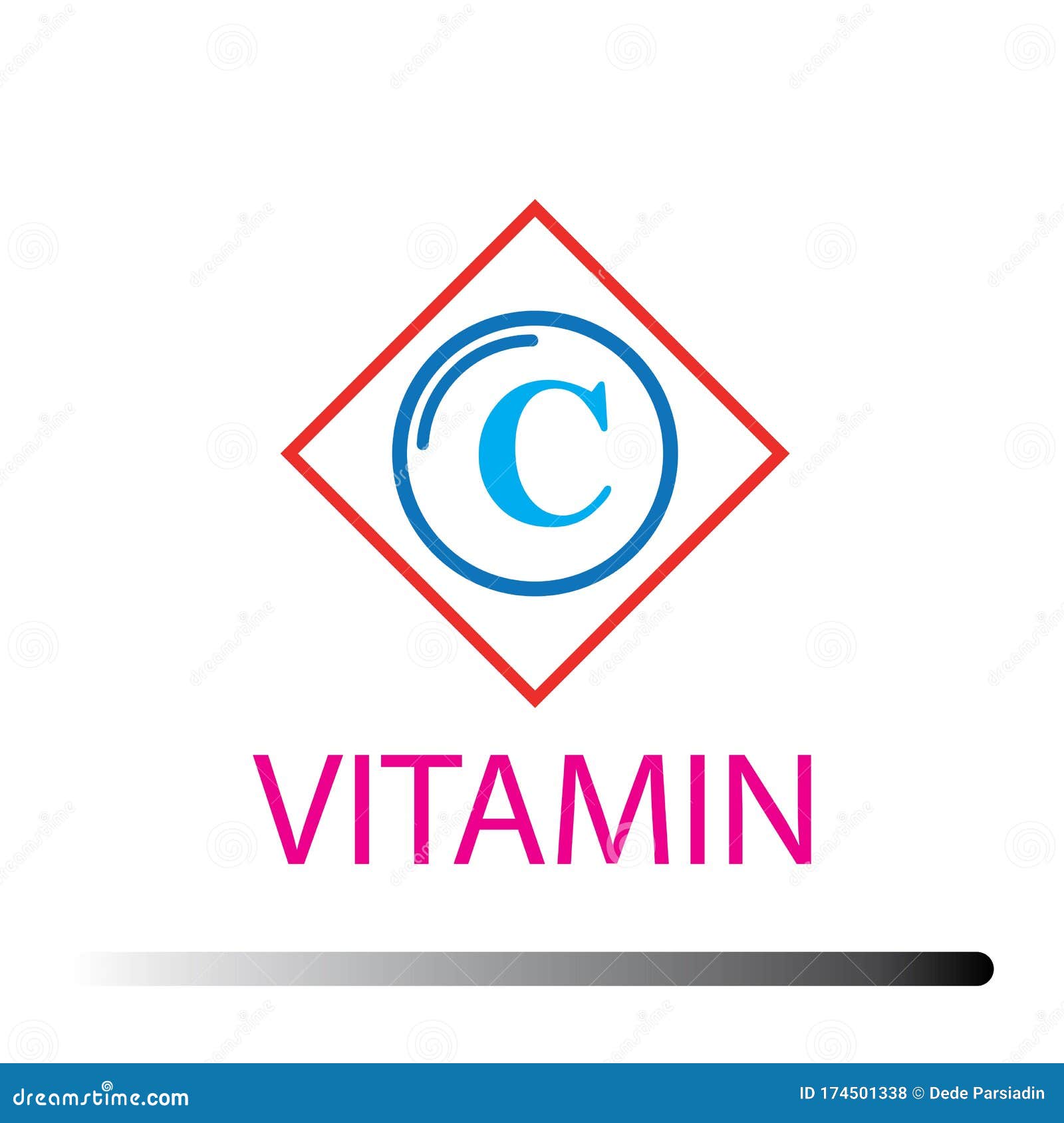 Vitamin C Icons Vector Illustration Design Template Stock Vector ...