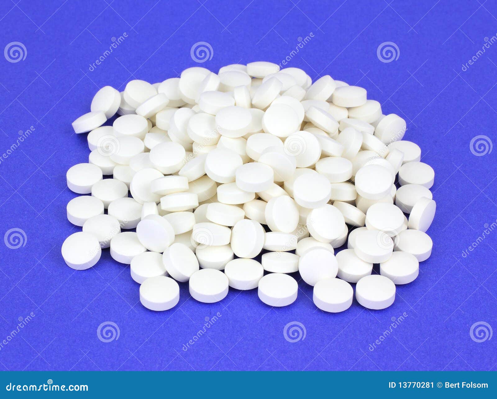 Vitamin C Pills on Blue Background Stock Image - Image of healthy ...