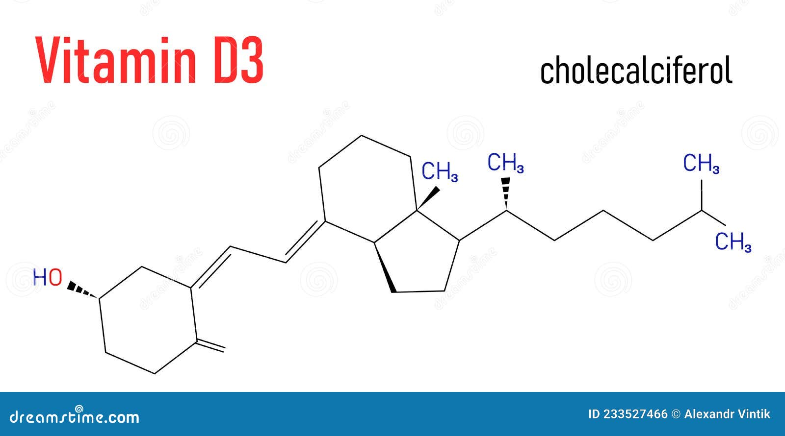 Vitamin D Structural Formula