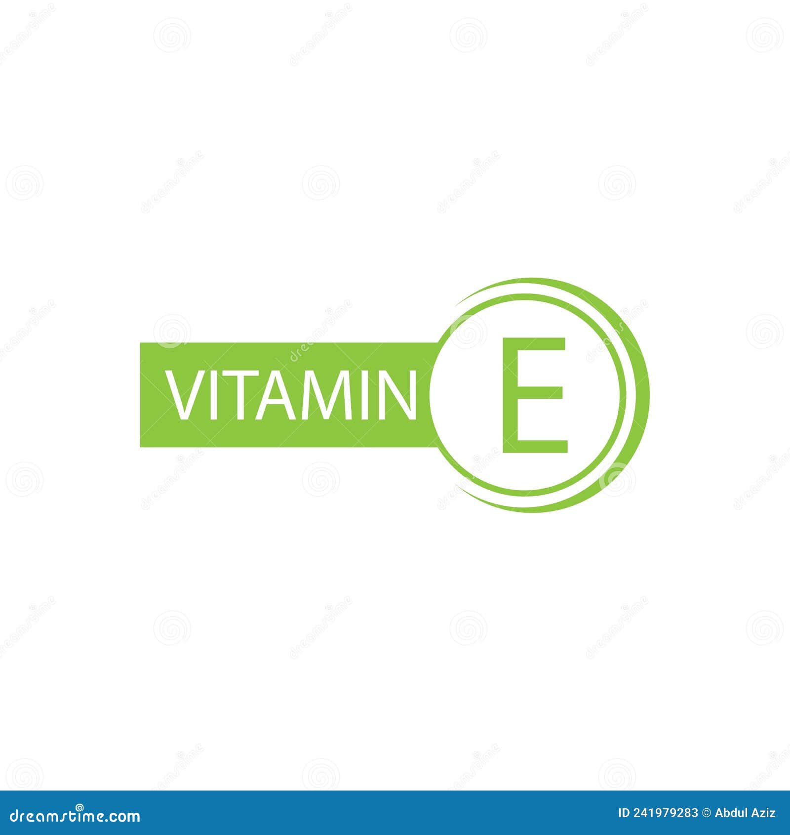 Vitamin E icon logo vector stock vector. Illustration of molecular ...