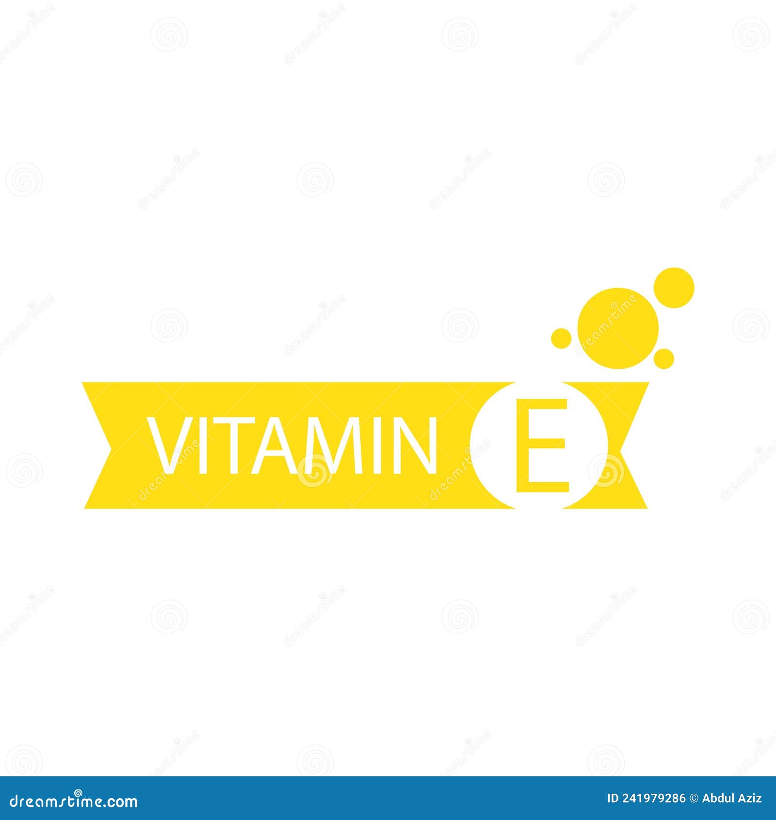 Vitamin E icon logo vector stock vector. Illustration of white - 241979286