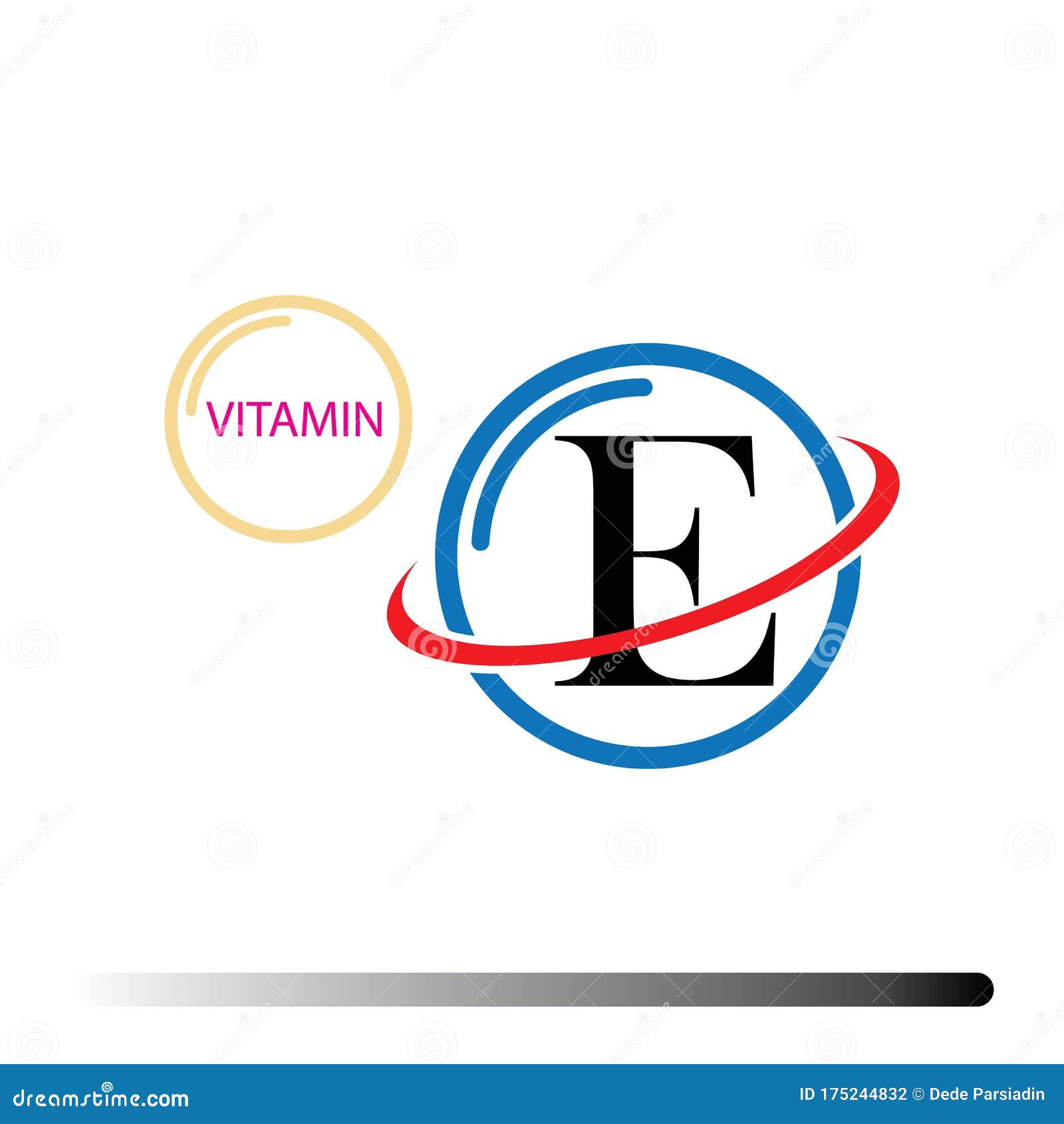 Vitamin E Icons Vector Illustration Design Template Stock Vector ...