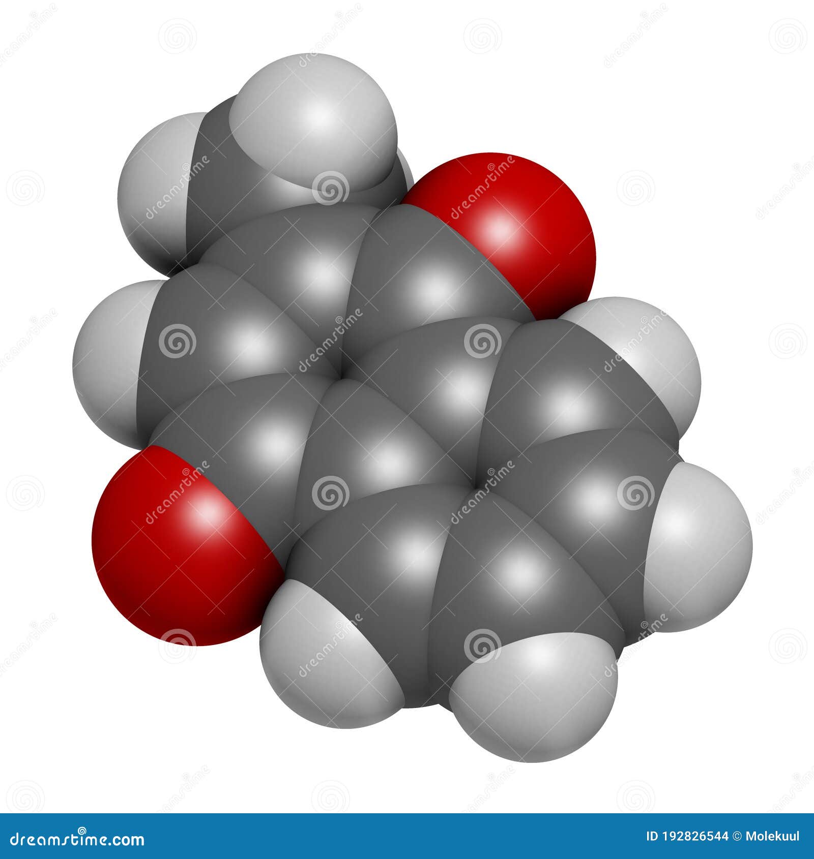 Vitamin K3 Menadione Molecular Structure. Vitamin K3 Menadione Skeletal ...