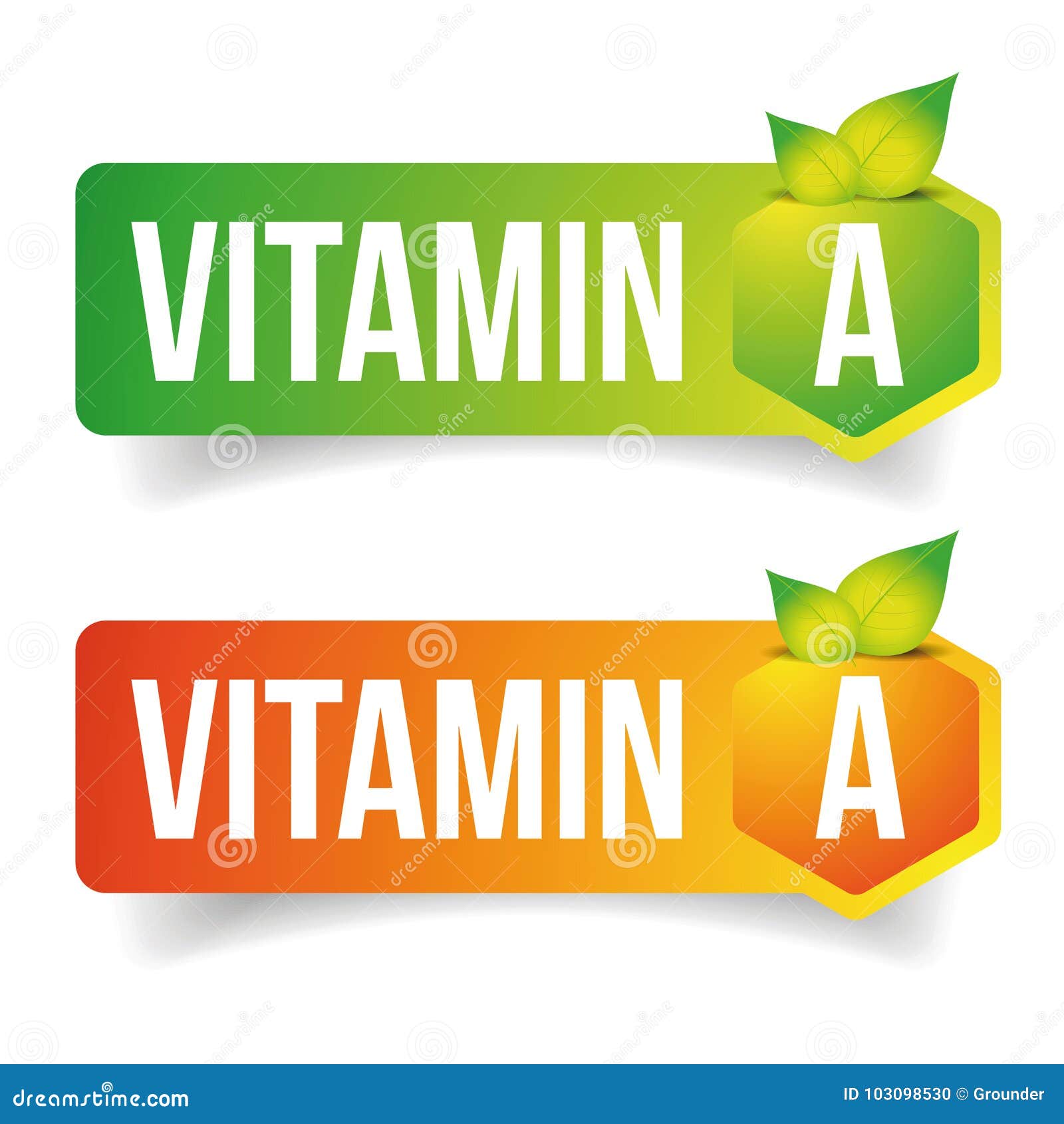 Vitamin a label vector tag stock vector. Illustration of white - 103098530