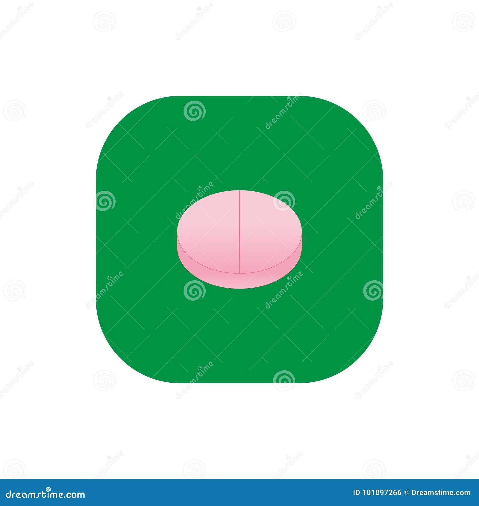 Vitamin pill icon Square i stock vector. Illustration of pill - 101097266