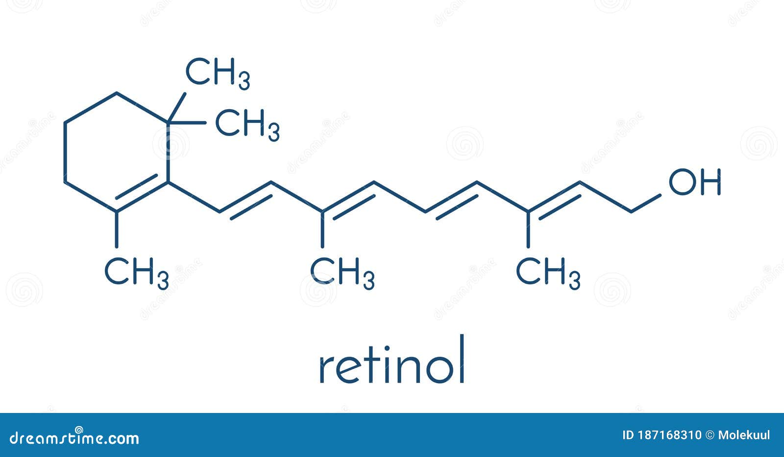 Isotretinoin Acne Treatment Drug Molecule. Known To Be A Teratogen ...