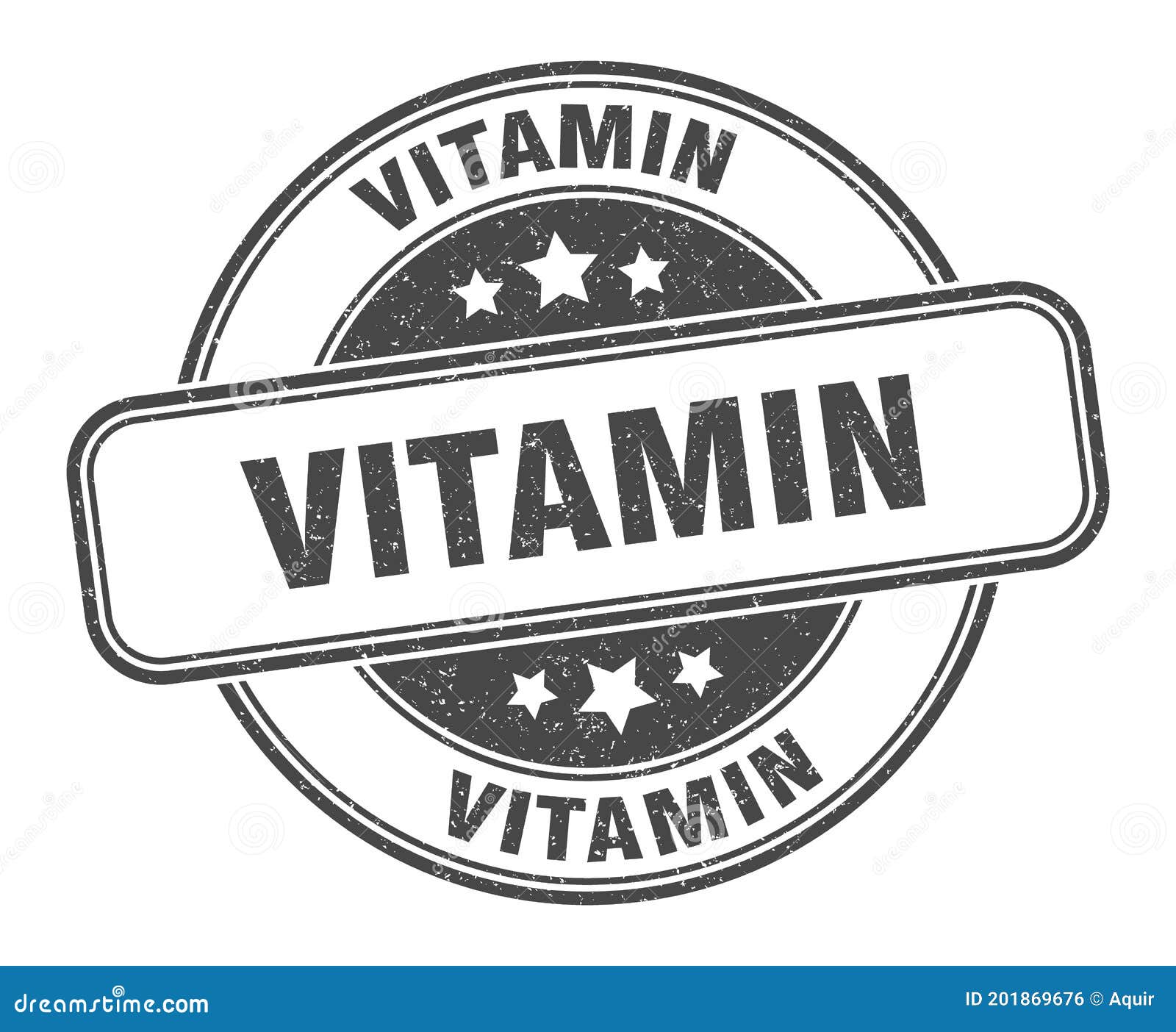 Vitamin Stamp. Vitamin Round Grunge Sign Stock Vector - Illustration of ...