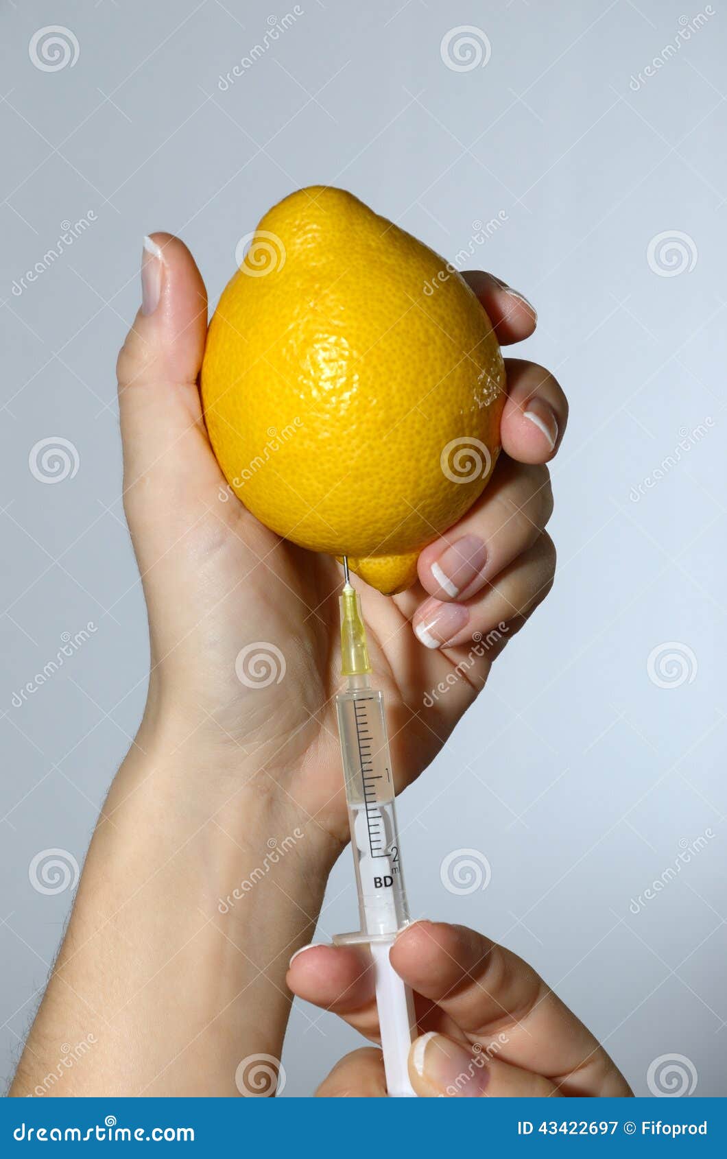 Vitamin syringe stock image. Image of drugs, injection - 43422697