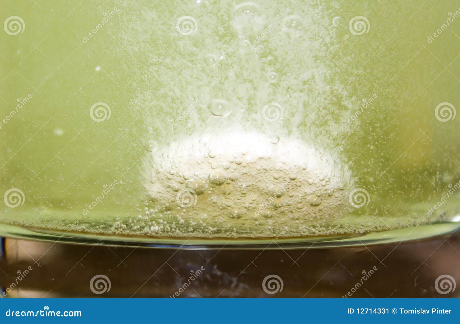 Vitamin tablet in water stock image. Image of healthy - 12714331