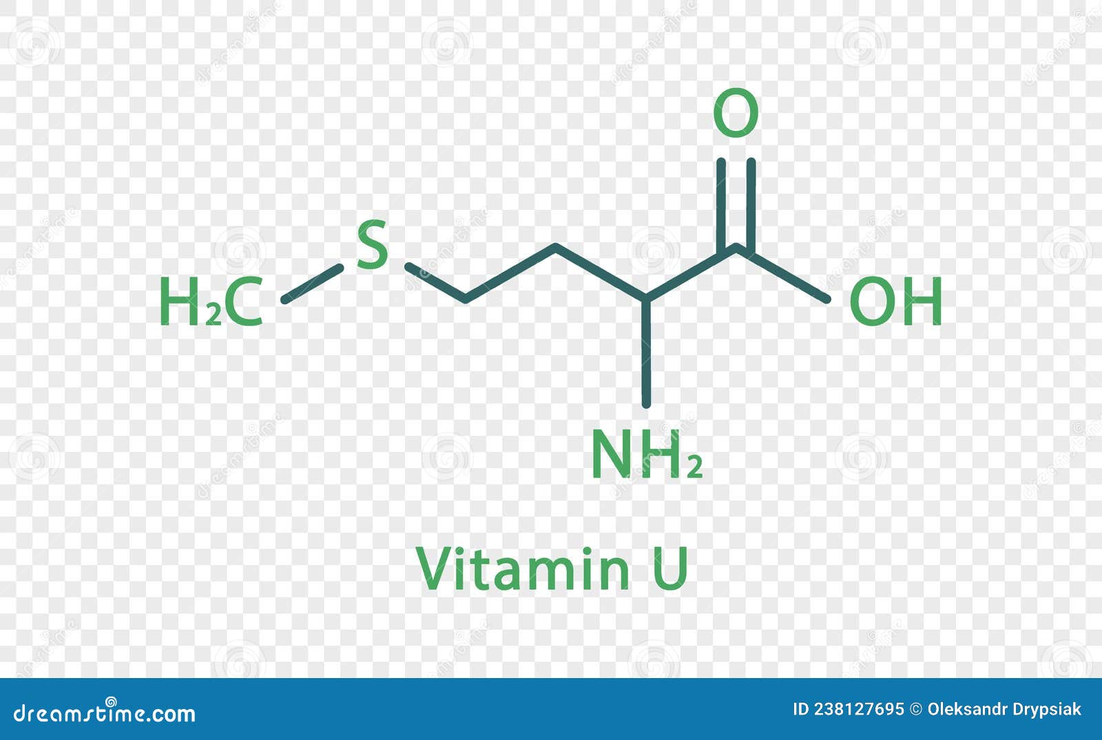 Vitamin U Chemical Formula. Vitamin U Structural Chemical Formula ...
