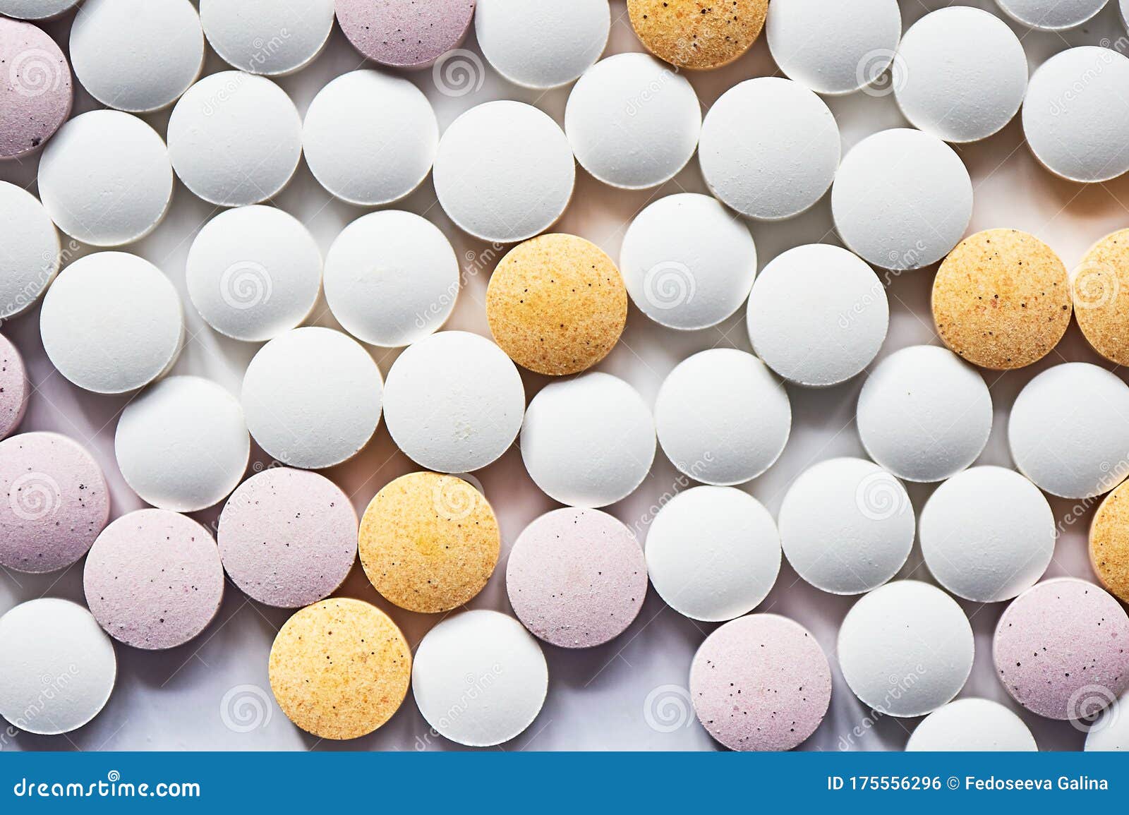 Vitamins and Cellulose in the Form of Tablets.Pharmaceutics. Texture ...