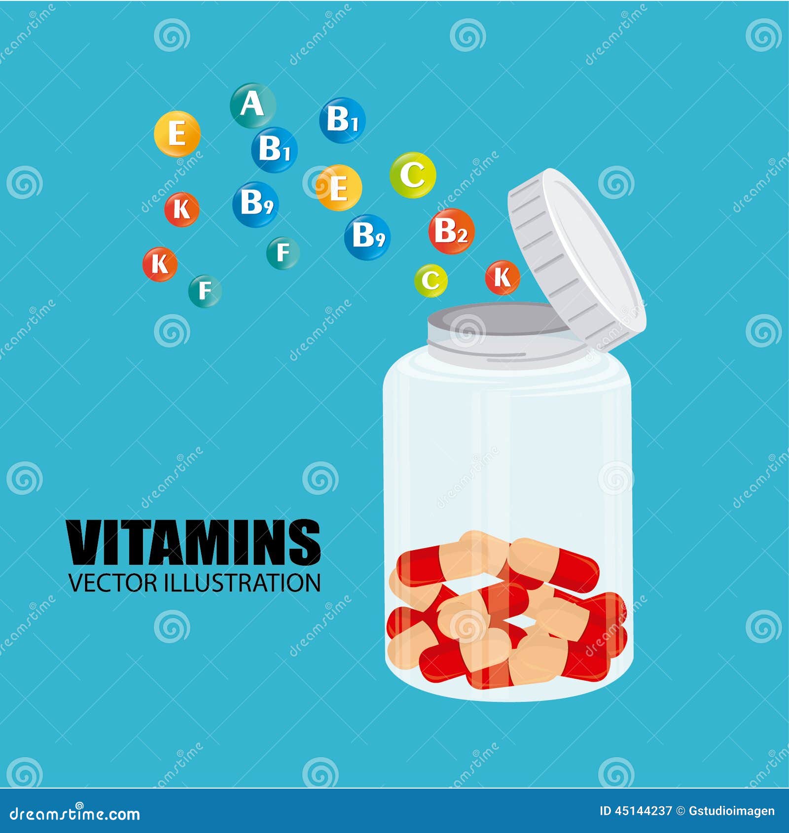 Vitamins design stock vector. Illustration of healthcare - 45144237