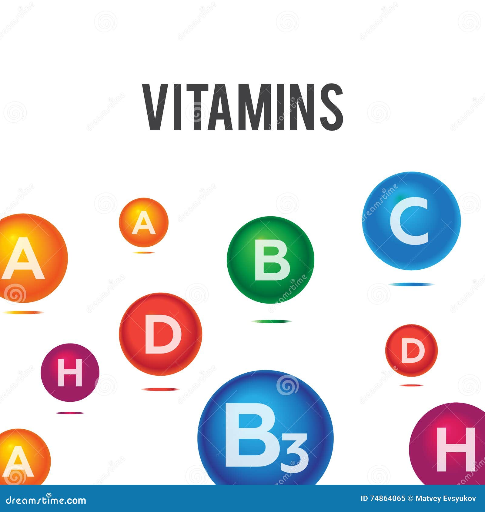 Vitamins and Minerals Background Stock Illustration - Illustration of ...