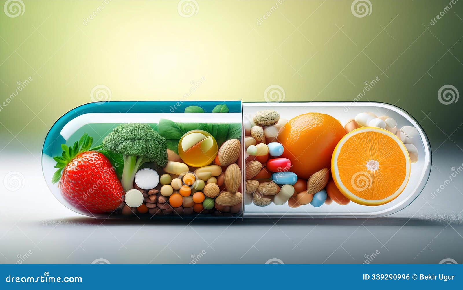 Vitamins Supplements Symbol Stock Illustration - Illustration of beans ...