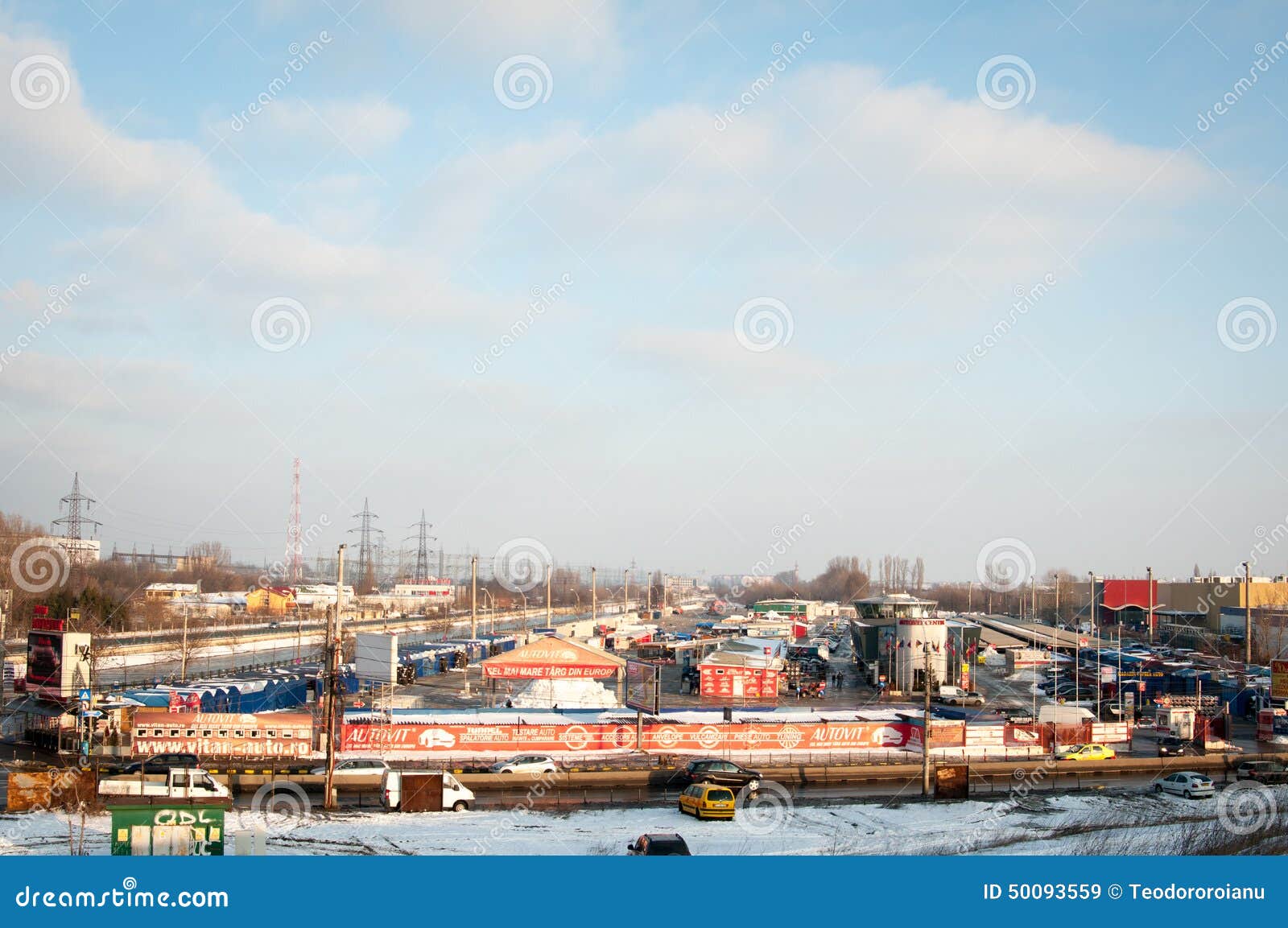 Vitan auto center editorial stock image. Image of architectural - 50093559