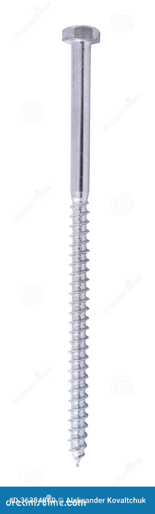 Vite Con La Testa Di Bullone (percorso Di Ritaglio) Fotografia Stock ...