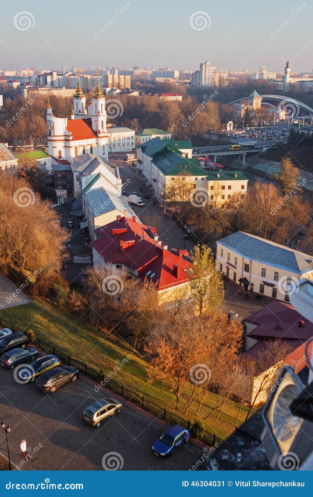Vitebsk downtown. editorial photo. Image of belarus, nature - 46304031