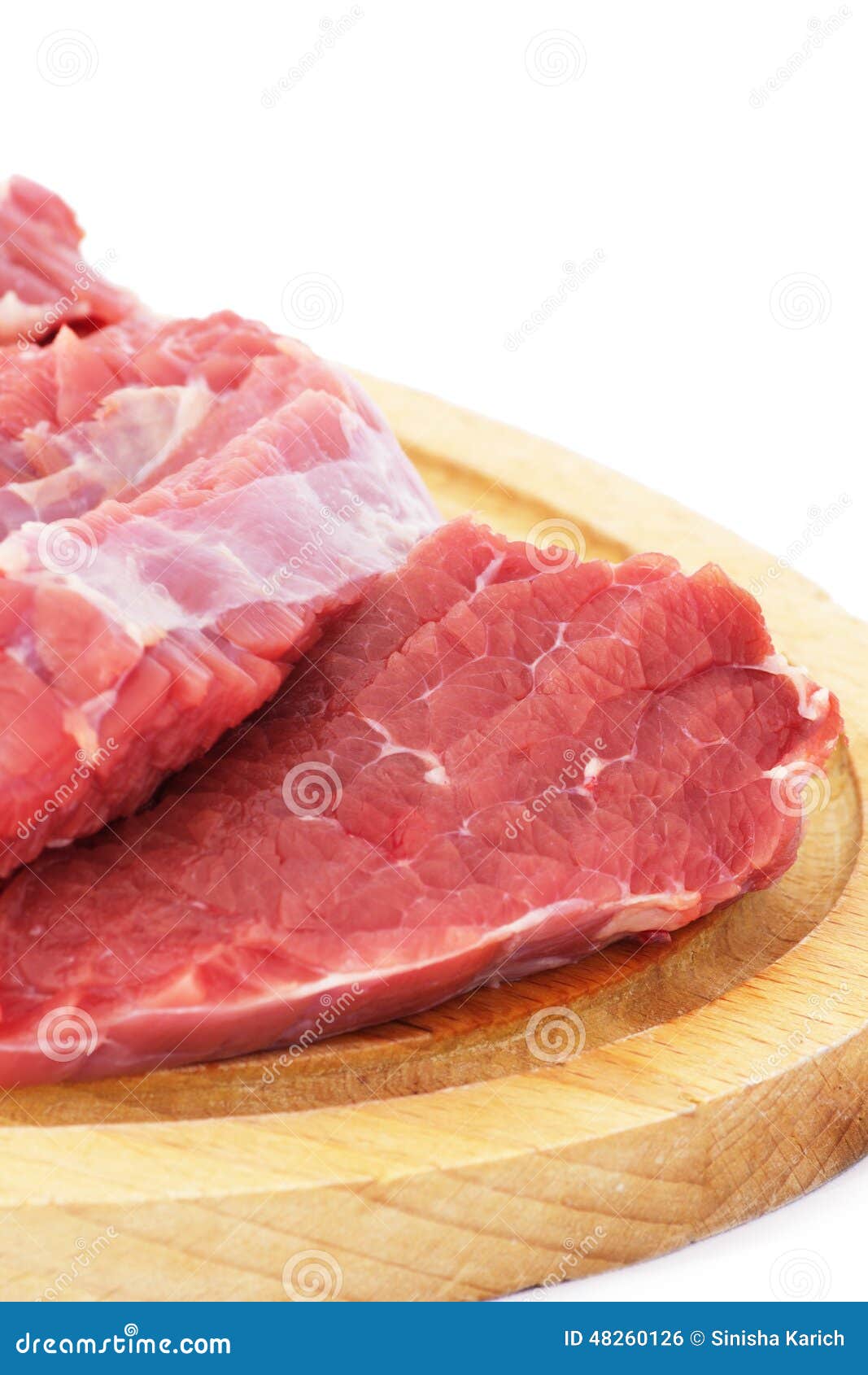 Vitela fresca foto de stock. Imagem de alimento, mantimento - 48260126