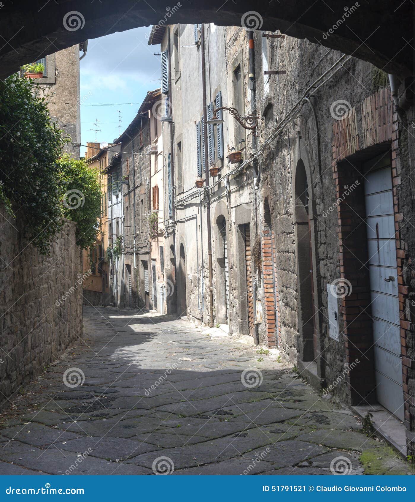 Viterbe (Italie) image stock. Image du type, antique - 51791521