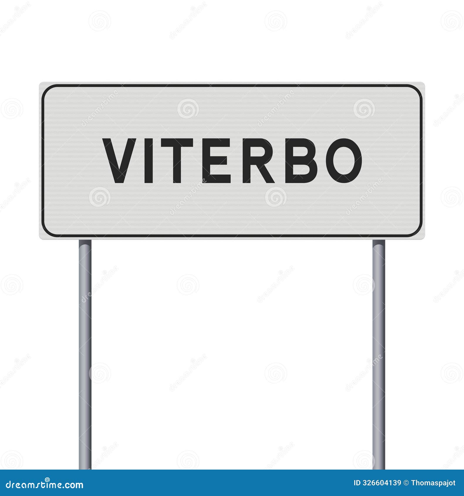Viterbo Italy Outline Map Cartoon Vector | CartoonDealer.com #317452083