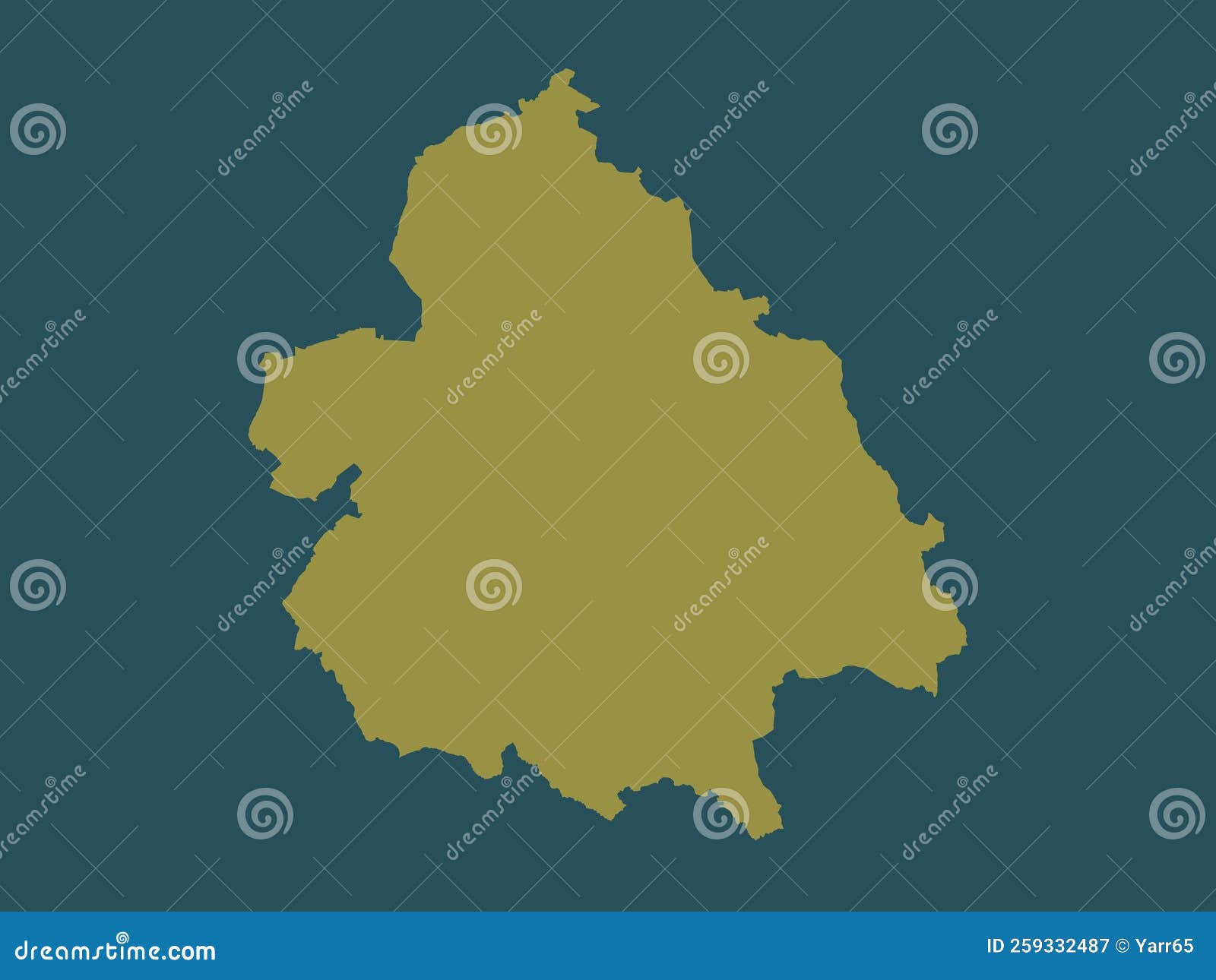 Vitia, Kosovo. Solid. No Legend Stock Illustration - Illustration of ...