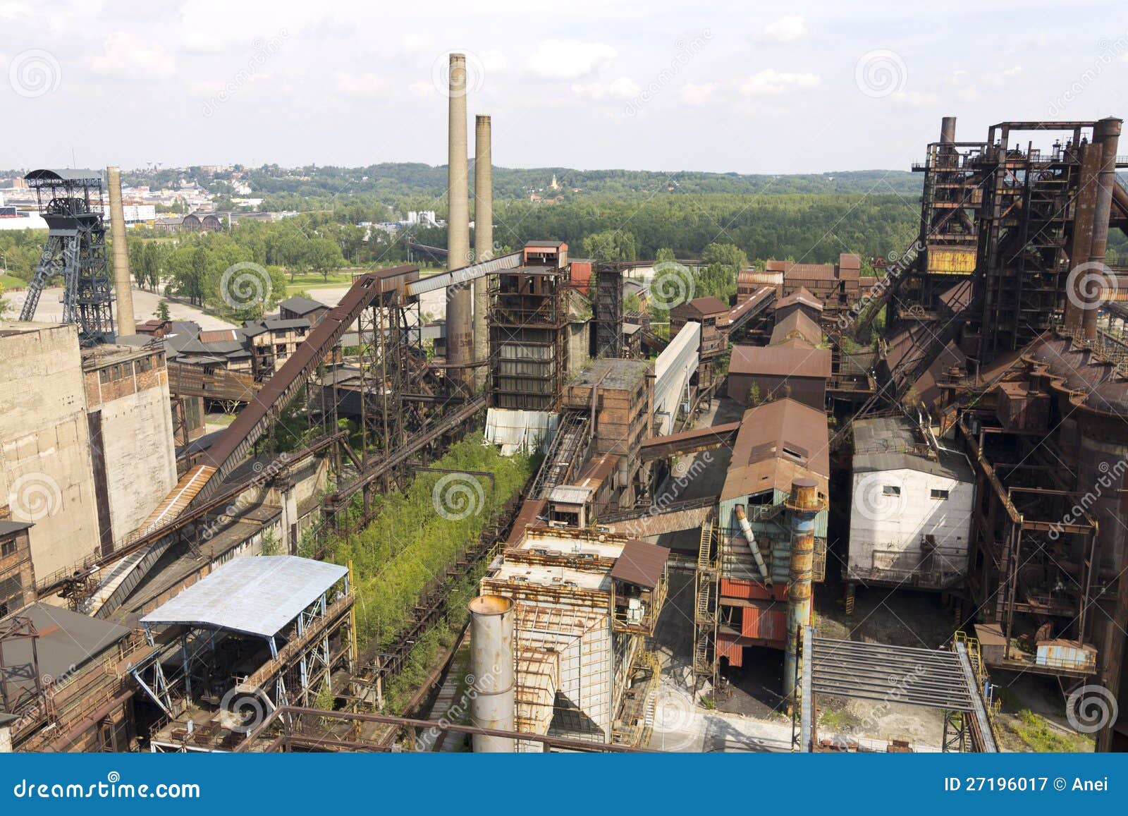 Top Of The Vitkovice Iron And Steel Works Blast Furnaces Associated ...
