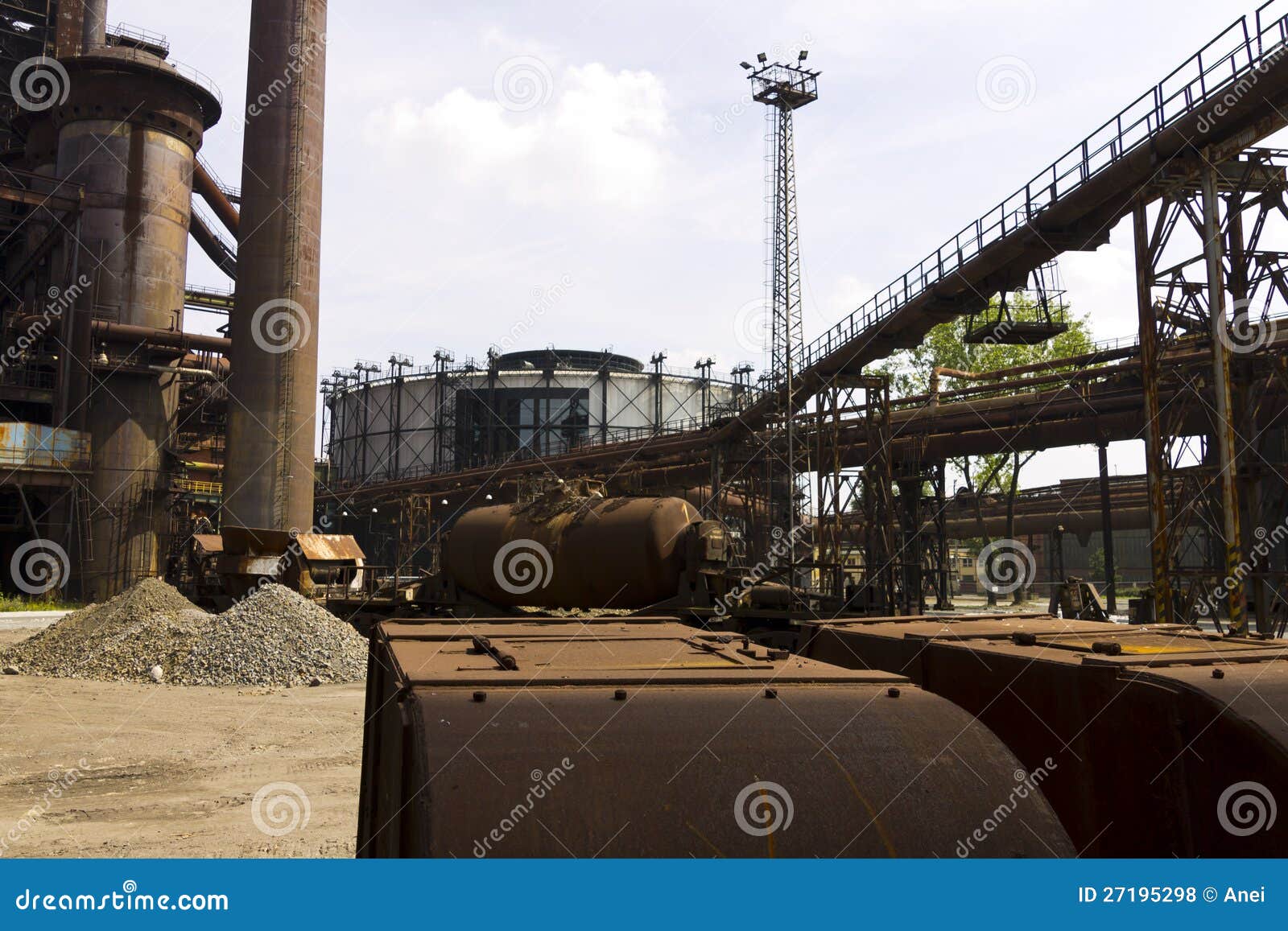 Vitkovice Iron and Steel Works Outdoors Stock Photo - Image of green ...