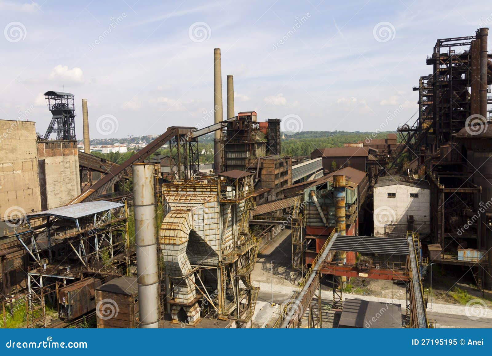 Vitkovice Iron and Steel Works Yard Stock Image - Image of attraction ...