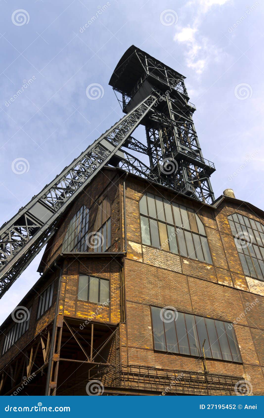 Vitkovice mining tower stock photo. Image of century - 27195452