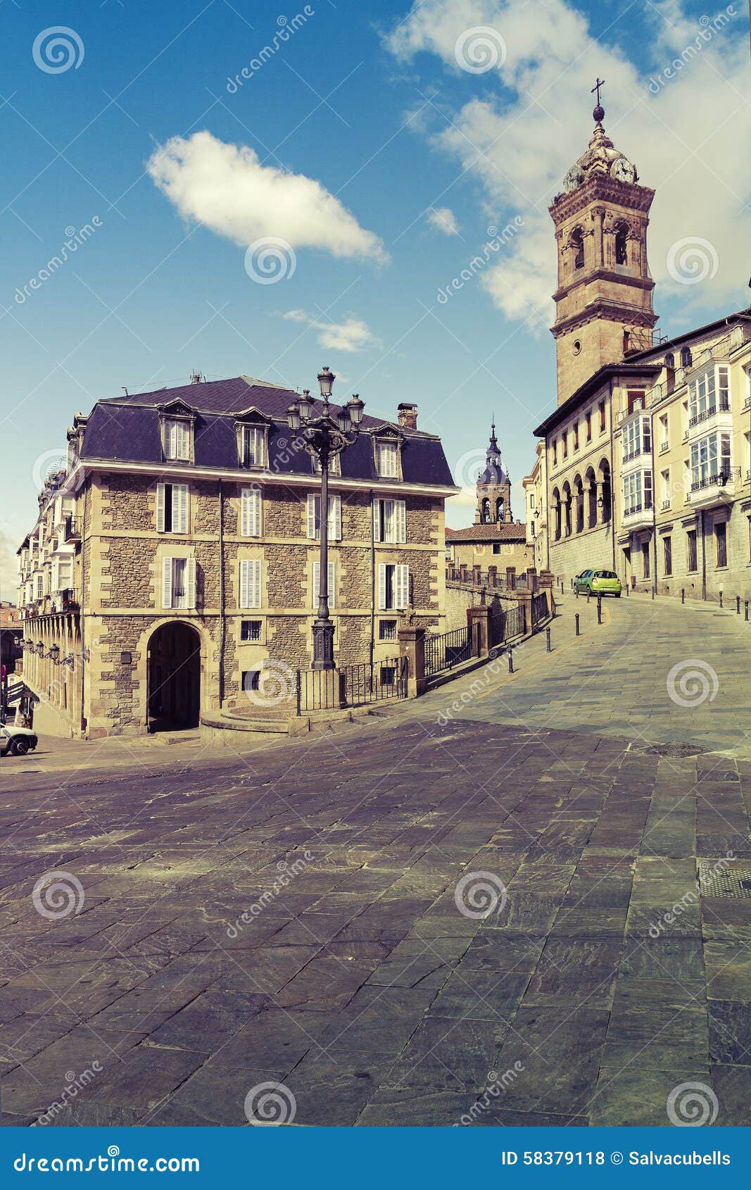Vitoria stock photo. Image of city, europe, street, gasteiz - 58379118